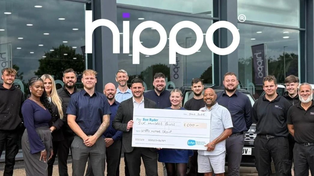 Hippo Motor Group Peterborough Raises £600 for Sue Ryder